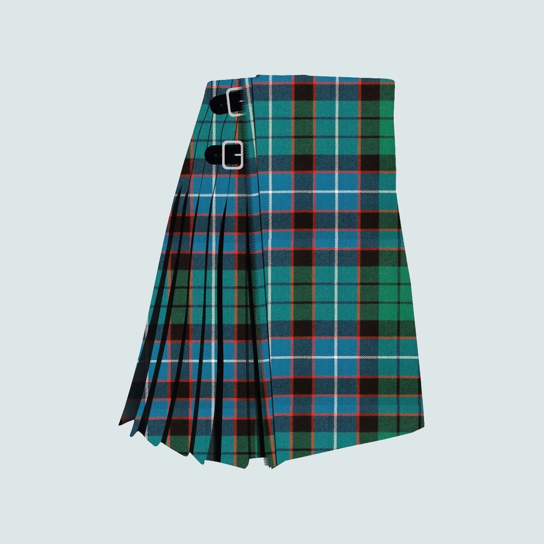 Handmade Scottish Hunter Ancient Tartan Kilt Highland Tartan Kilt ...