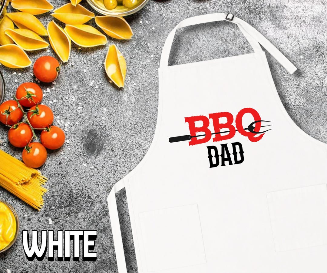 BBQ Dad Cooking Apron for Men, Backyard Barbecue Gift Apron, Father's ...
