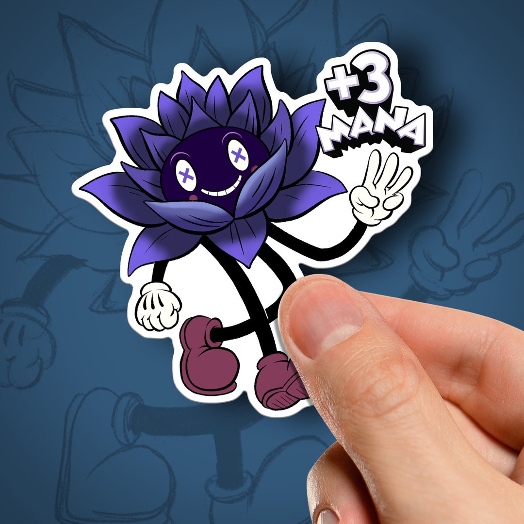 Black Lotus Vinyl Sticker Magic the Gathering MTG Laptop Sticker Water ...