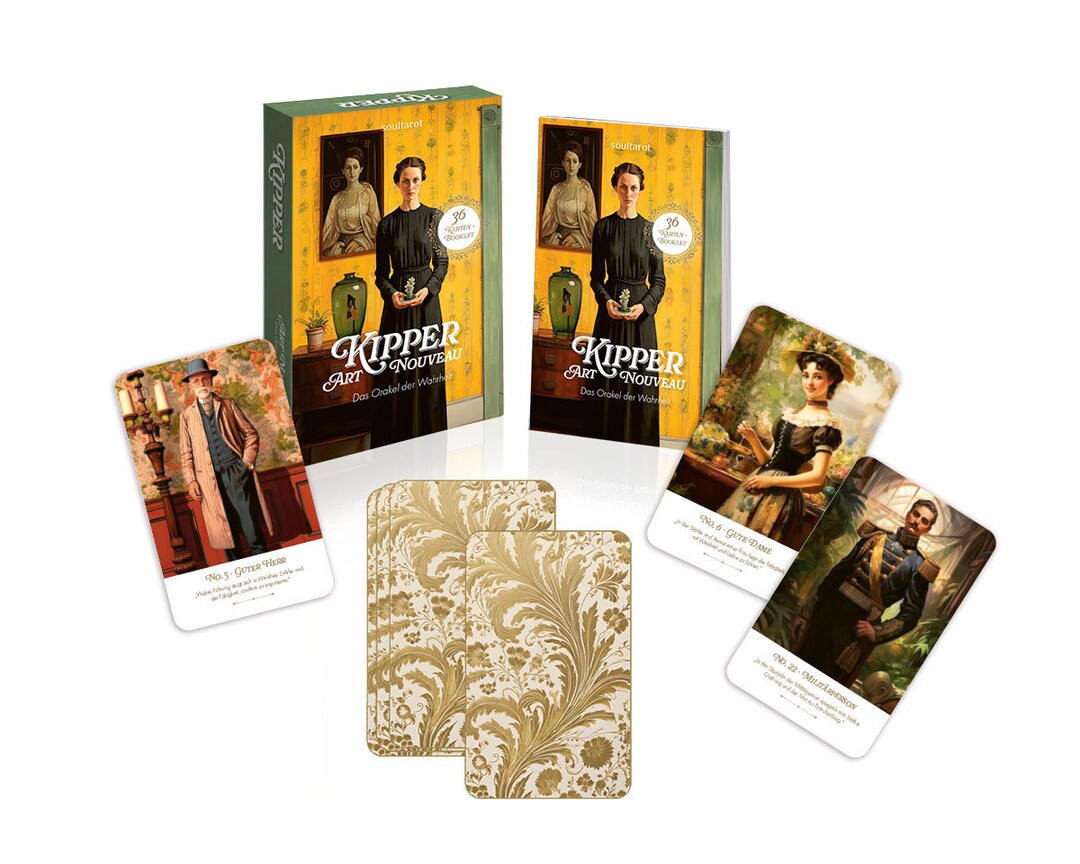 Kipper Cards "art Nouveau", Fortune-telling Cards, Tarot, Oracle Cards ...
