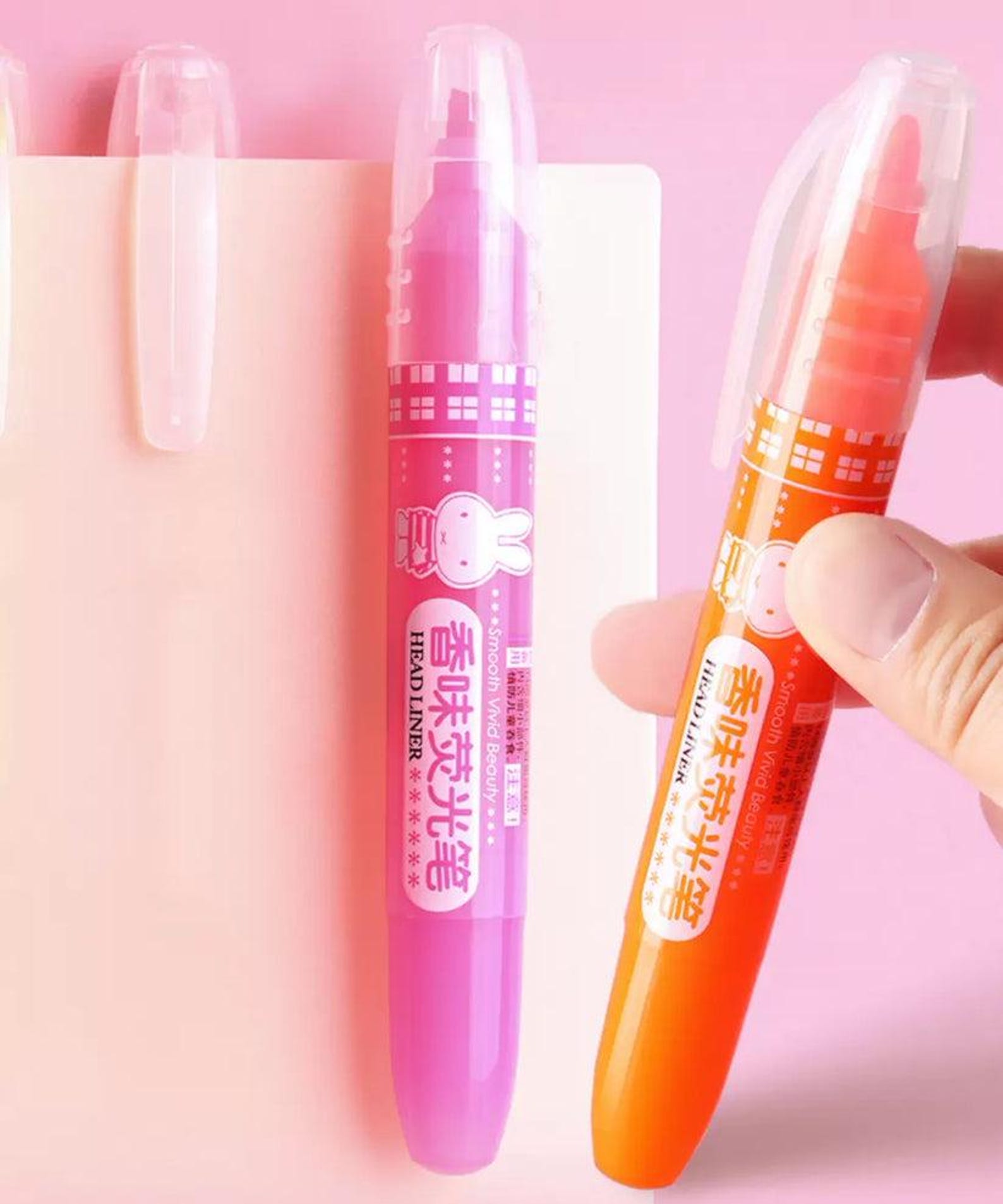 Miffy Bunny Jumbo Highlighter Set 6pcs Kawaii Highlighter Markers for ...