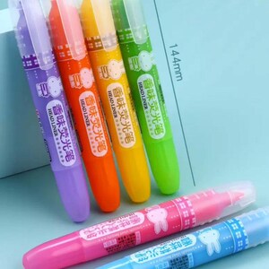 Miffy Bunny Jumbo Highlighter Set (6pcs) | Kawaii Highlighter Markers ...