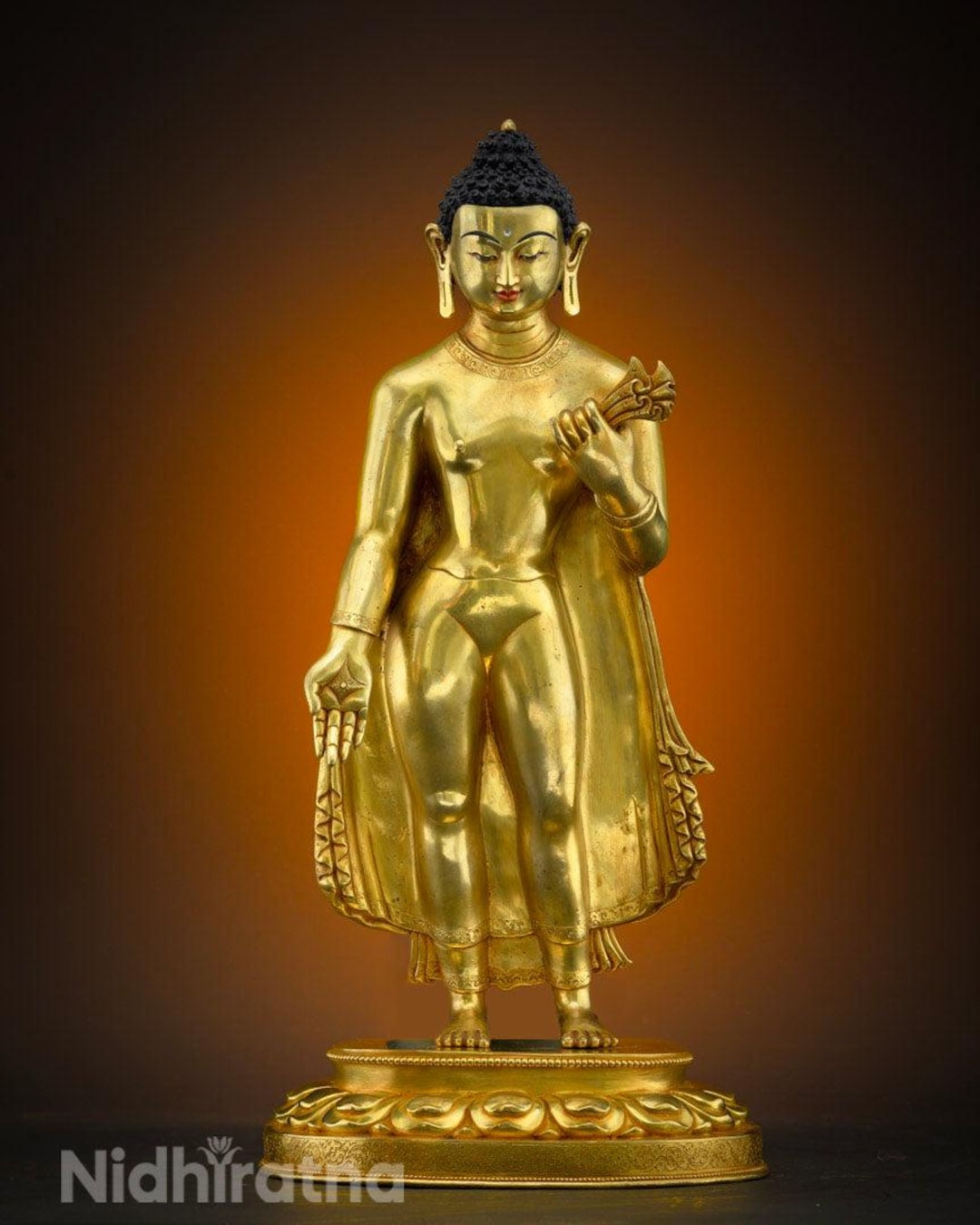 Standing Shakyamuni Buddha Statue | Handcrafted Buddhist Statue - Etsy