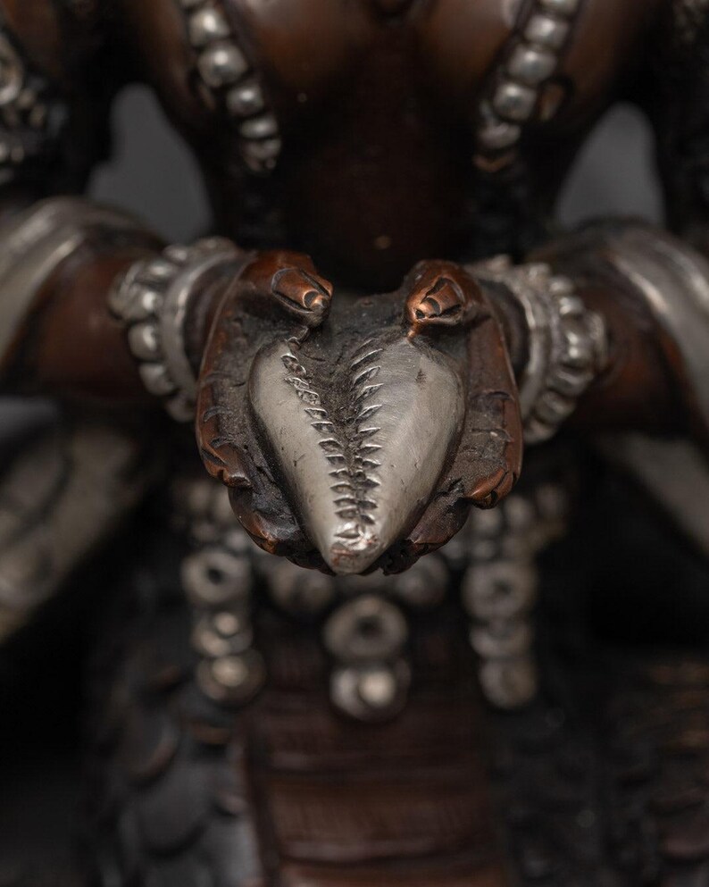 Female Serpent Naga Kanya Statue | Oxidized Copper Statue - Etsy