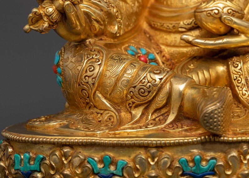 Padmasambhava (guru Rinpoche) | Lotus-born Buddha Statue | Handcrafted ...
