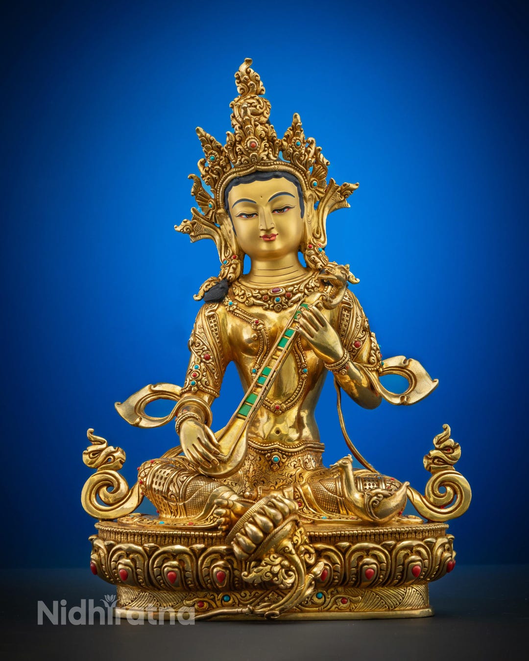 Saraswati Statue | Sacred Goddess of Knowledge - Etsy