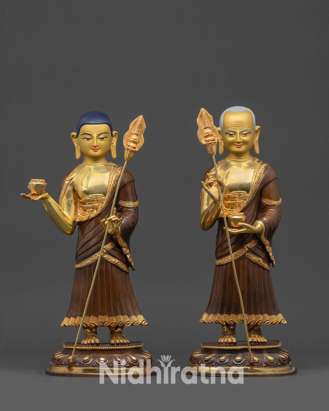 Shakyamuni Buddha's Disciples "sariputra and Maudgalyayana" - Etsy