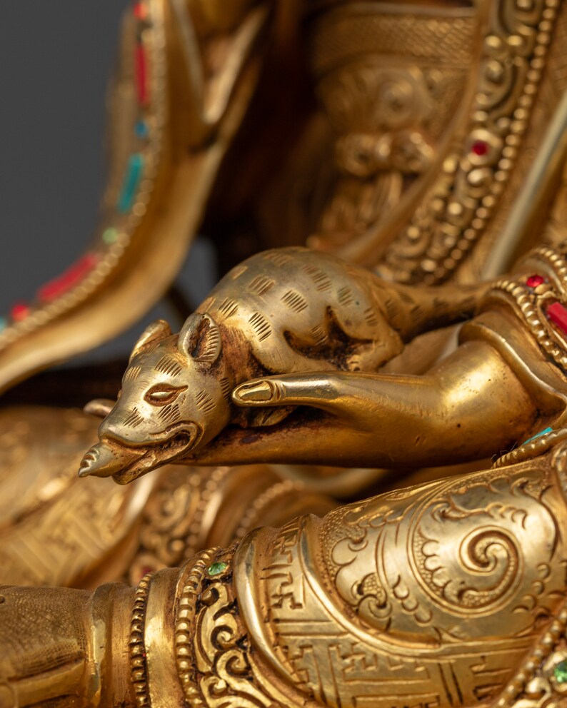 Handmade Guru Urgen Norla Statue | Guru Rinpoche | Tibetan Buddhist ...