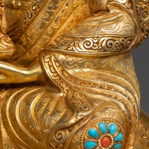 Padmasambhava (guru Rinpoche) | Lotus-born Buddha Statue | Handcrafted ...
