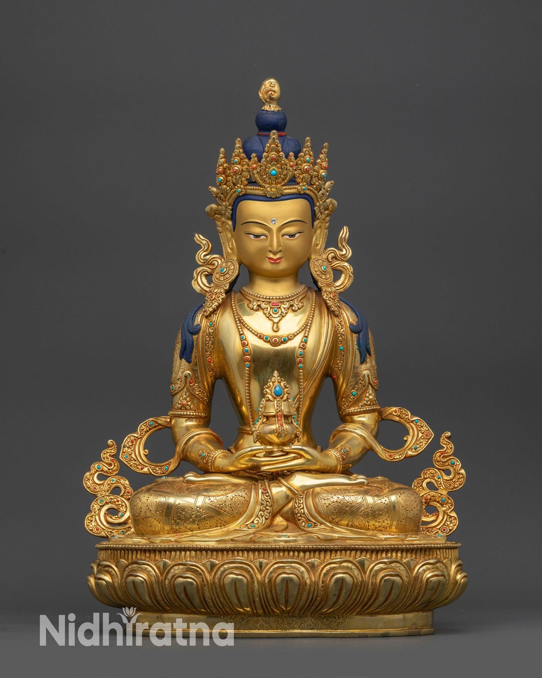 Amitayus Statue | Long-life Buddha Sculpture for Devotional Practice - Etsy