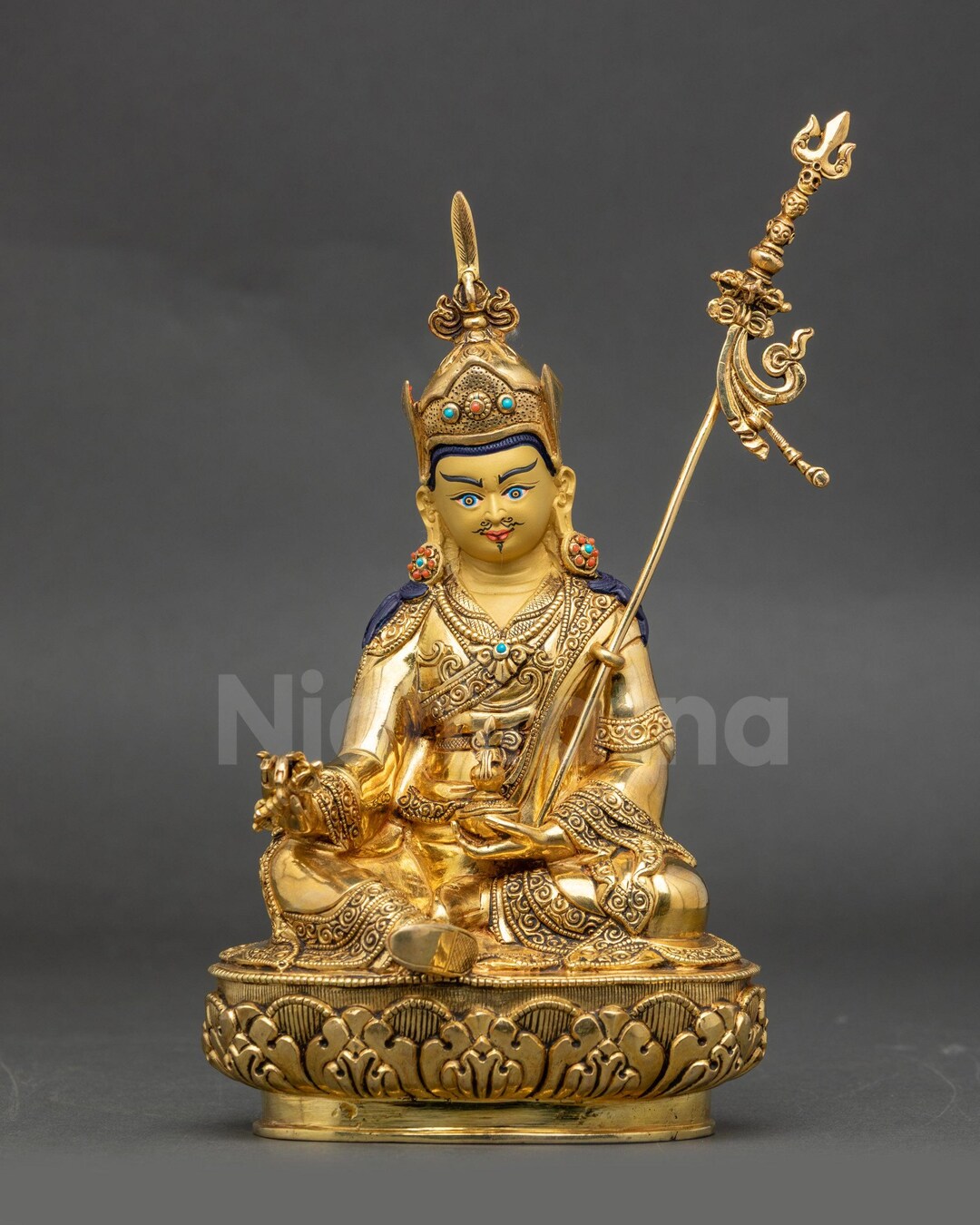 Lotus-born Guru Padmasambhava Statue | Sacred Buddhist Artwork - Etsy