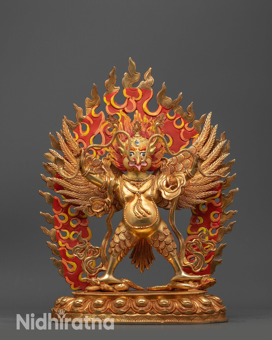 Spiritual Garuda Dev Statue | Powerful Mythical Bird Deity Artwork - Etsy