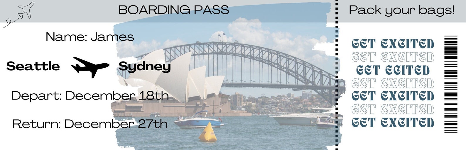 Editable Boarding Pass-printable Boarding Pass - Etsy