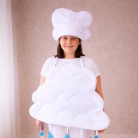 Cloud Headband: Stormcloud Costume Headpiece With Glitter Stars & LED ...