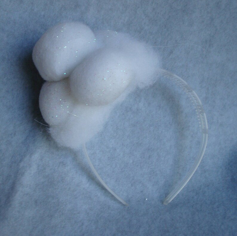 Christmas Headband Winter Snow Snowball Headband Hair Party - Etsy
