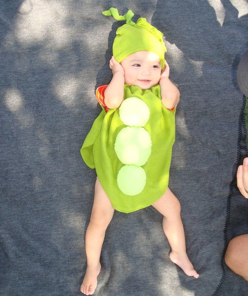 Baby Costume Halloween Costume Pea Costume Pea Pod Vegetable Toddler ...