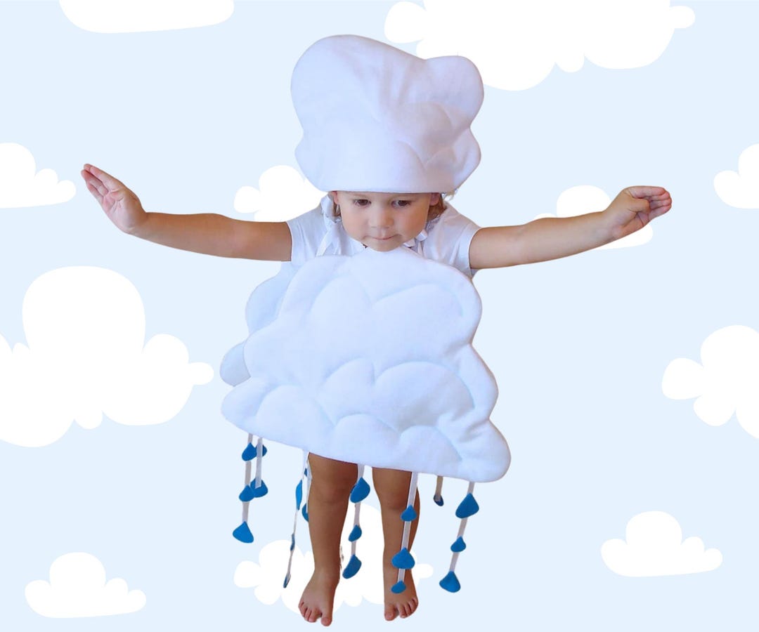 Kids Cloud Costume: Handmade Halloween Dress Up, Photo Prop - Etsy