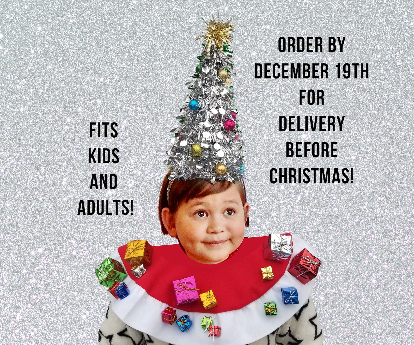 Ugly Christmas Tree Cape Costume – Includes Headband, One Size - Etsy