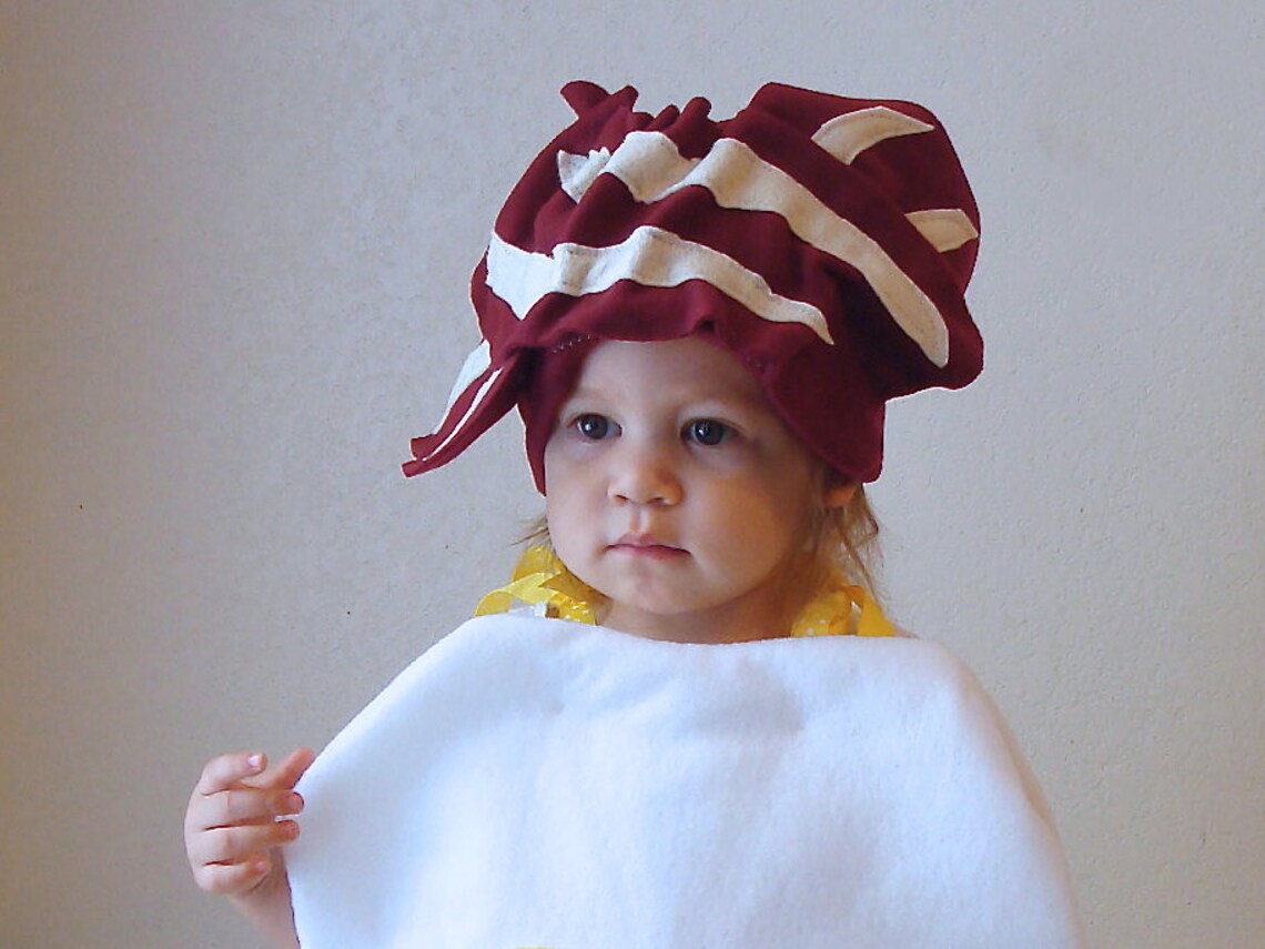 Bacon Hat Halloween Costume Accessory Baby Kids Adults Mens Womens ...
