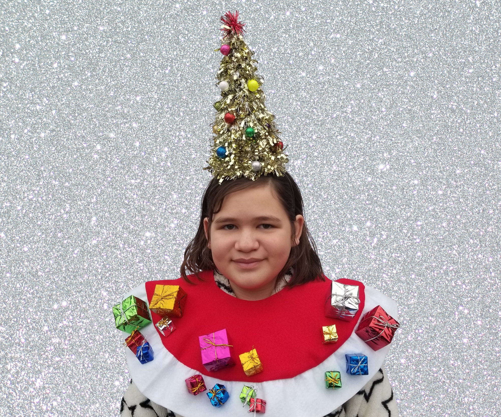 Ugly Christmas Tree Cape Costume – Includes Headband, One Size - Etsy