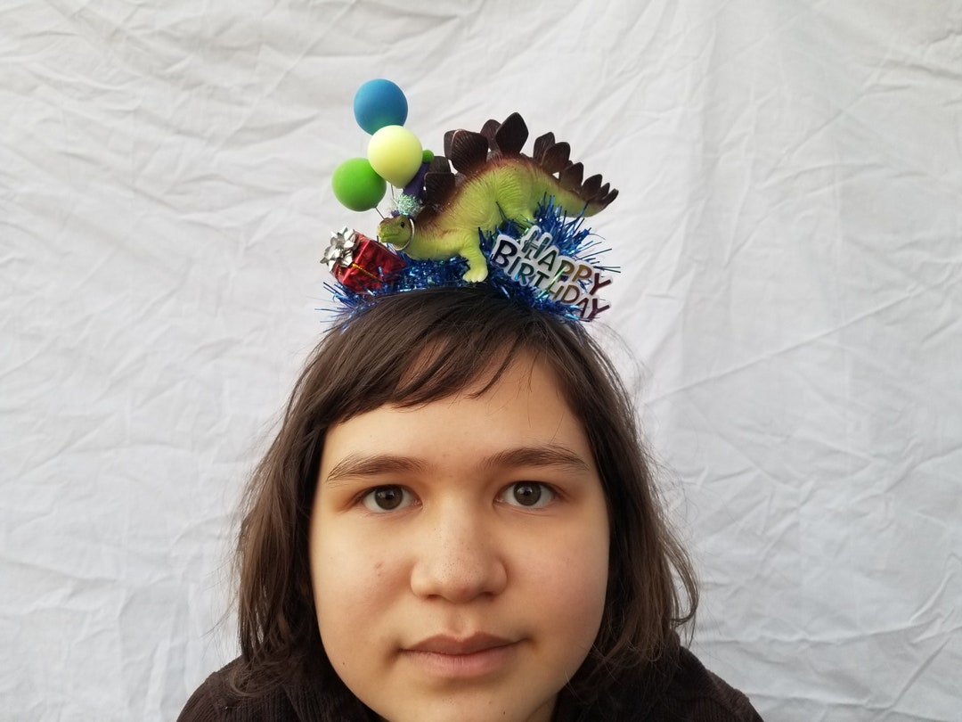 Dinosaur Birthday Headband, Party Favor - Etsy