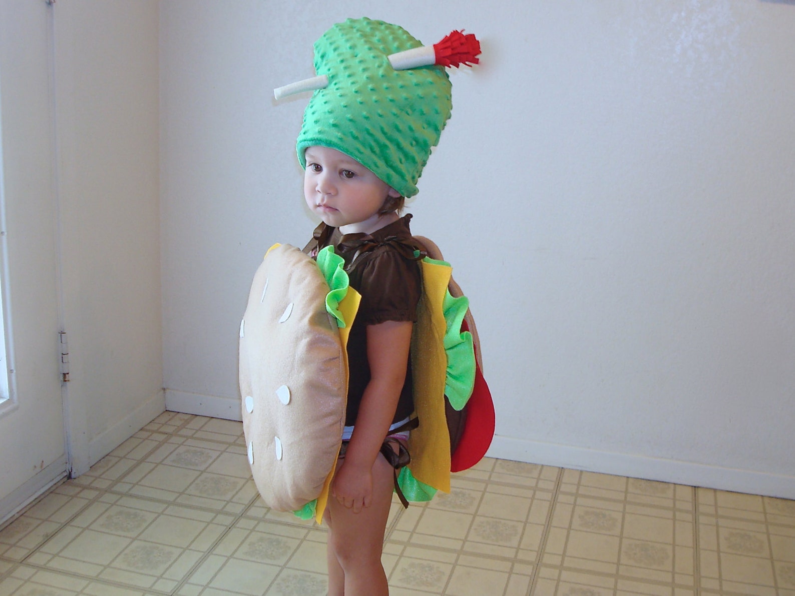 Baby Costume Cheeseburger Hamburger Halloween Costume Dress up - Etsy