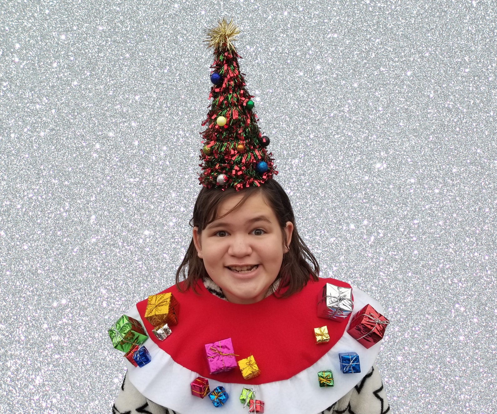 Ugly Christmas Tree Cape Costume – Includes Headband, One Size - Etsy