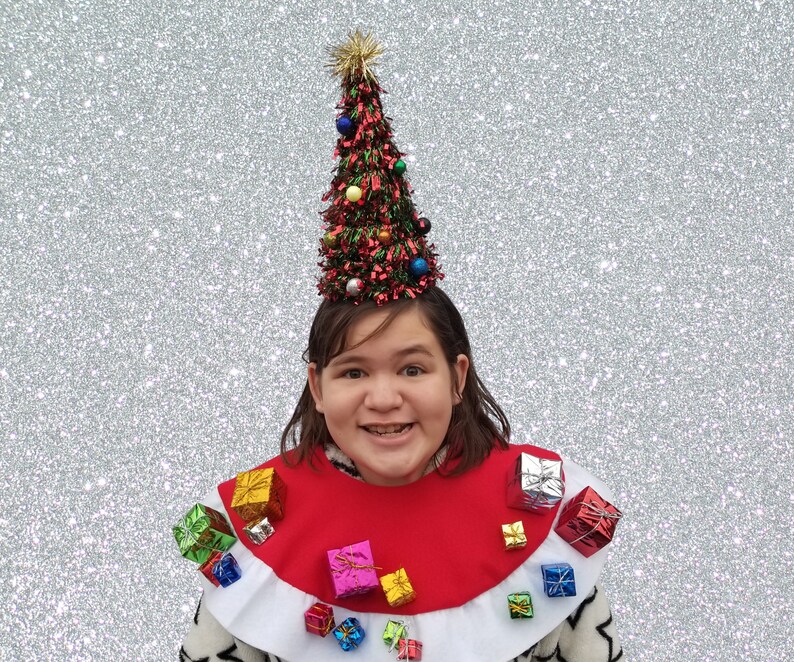 Ugly Christmas Tree Cape Costume – Includes Headband, One Size - Etsy