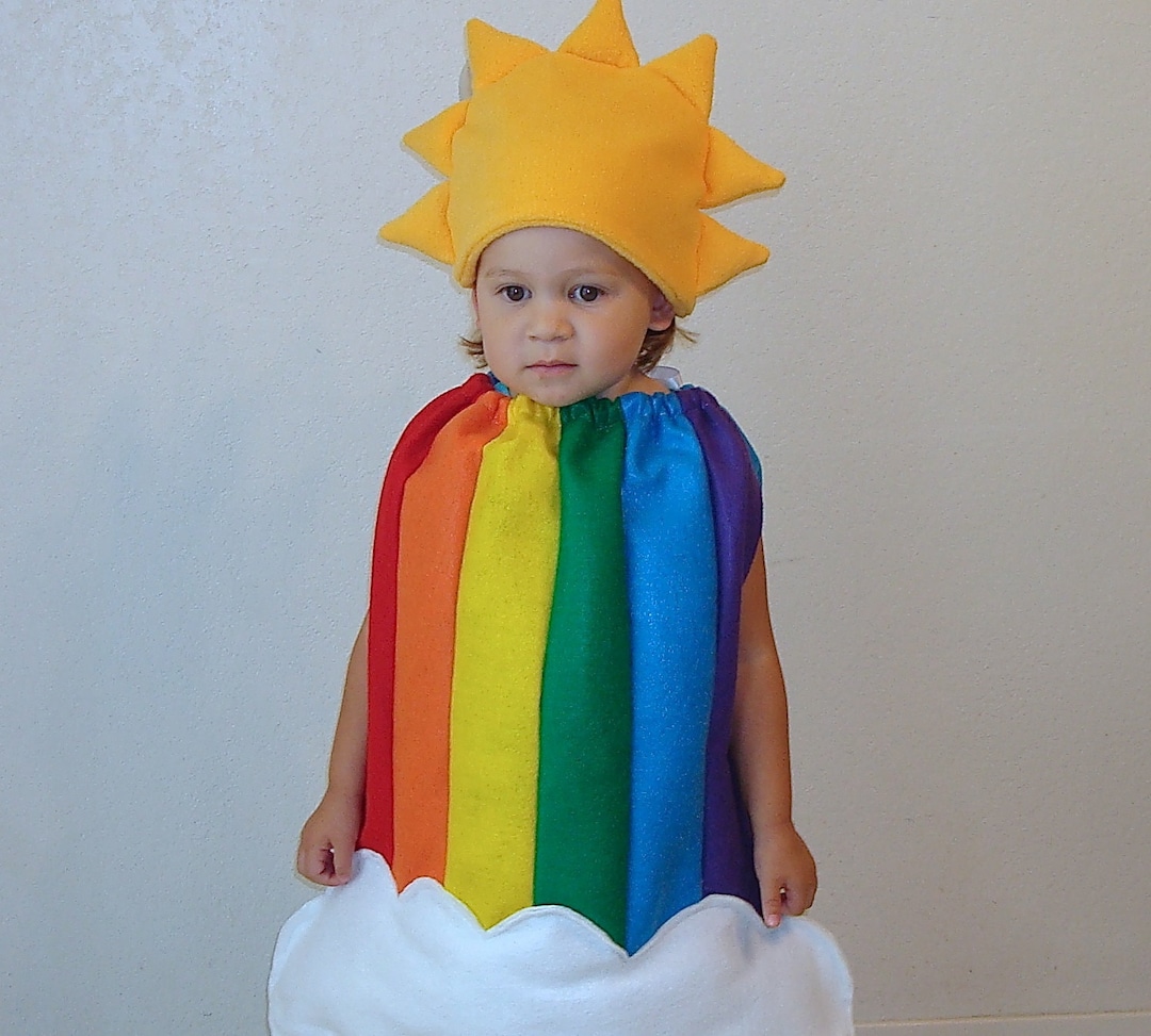 Kids Halloween Costume Rainbow Costume Halloween Girls Costume for ...