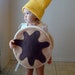 Child Pancake Costume With Butter Hat | Eco Felt Pancake Costume ...
