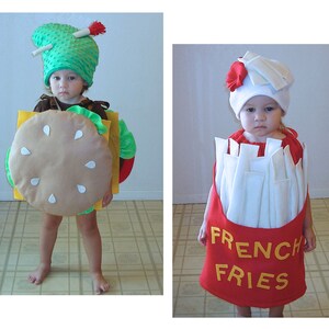Kids French Fry Costume for Halloween Food Costume for Toddlers Group ...