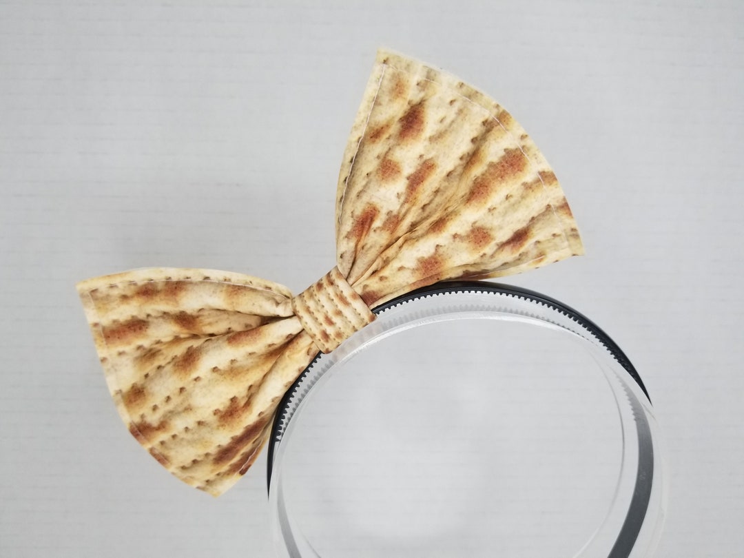 Matzo Bow Headband Passover Headband Jewish Foods Jewish Felt Food ...