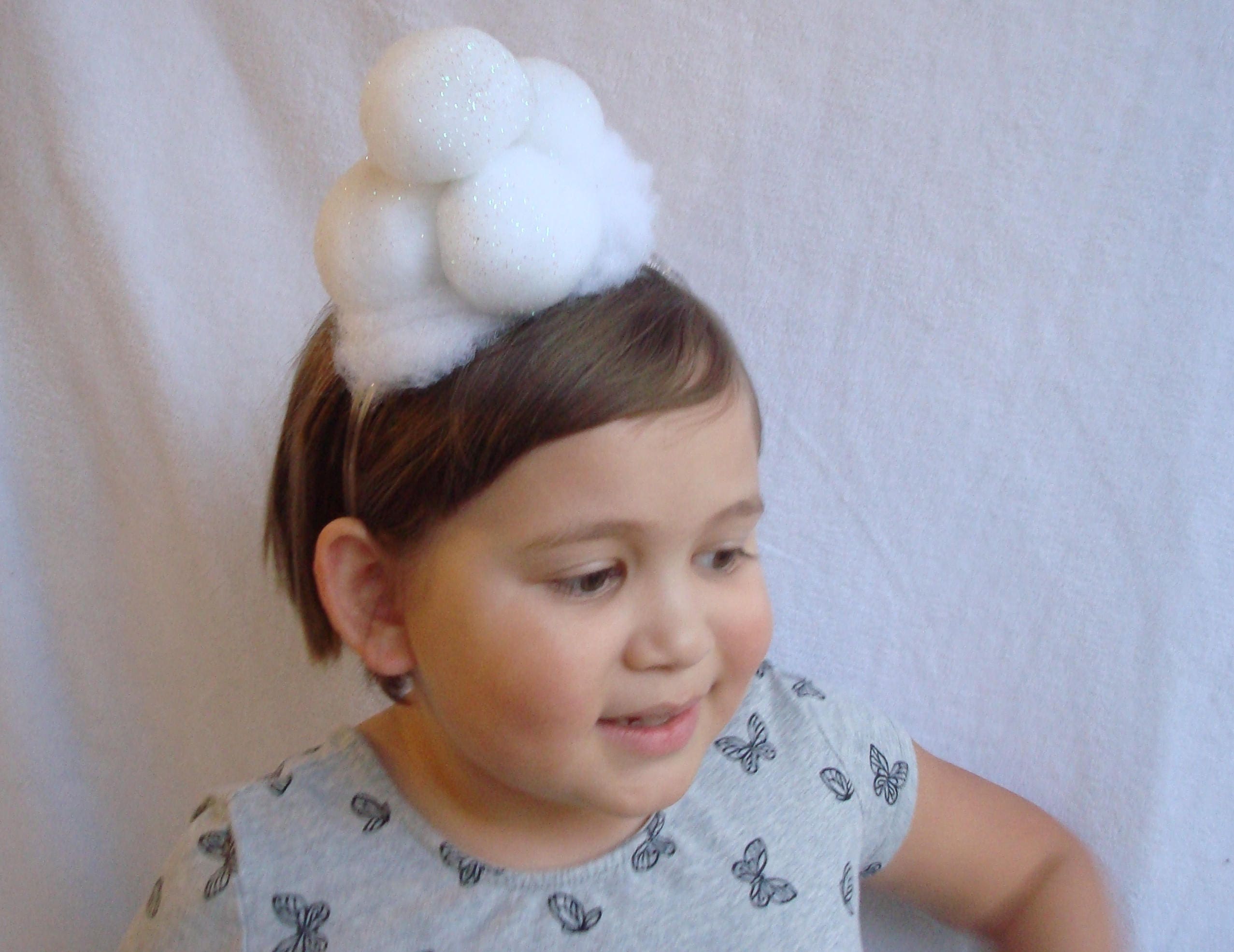 Christmas Headband Winter Snow Snowball Headband Hair Party Accessories ...