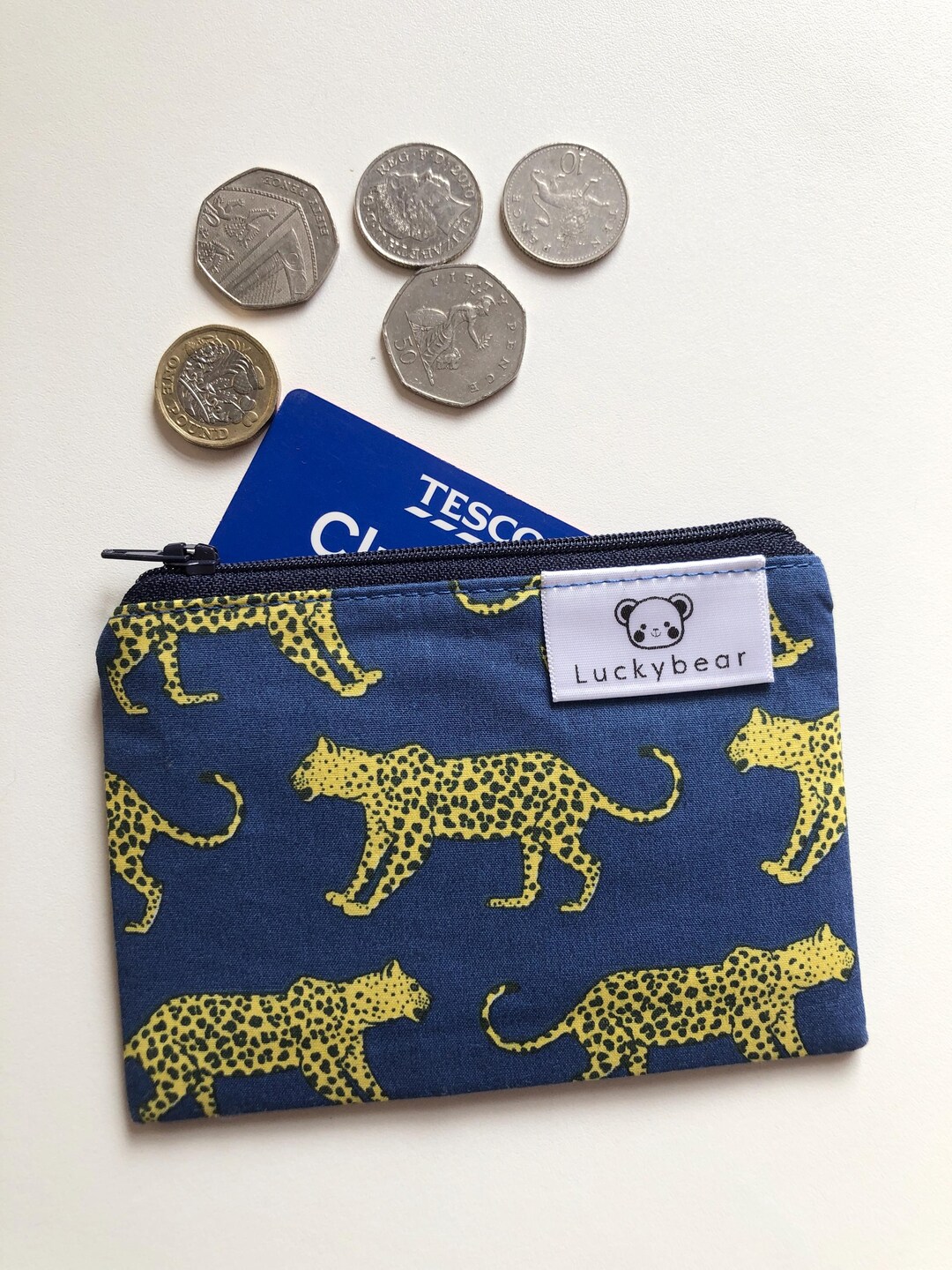 Leopard Print Coin Purse | Animal Print Purse | Vegan Purse | Cute Coin ...