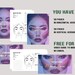 Makeup Artist Face Chart|makeup Guide for Beginners|printable Face ...