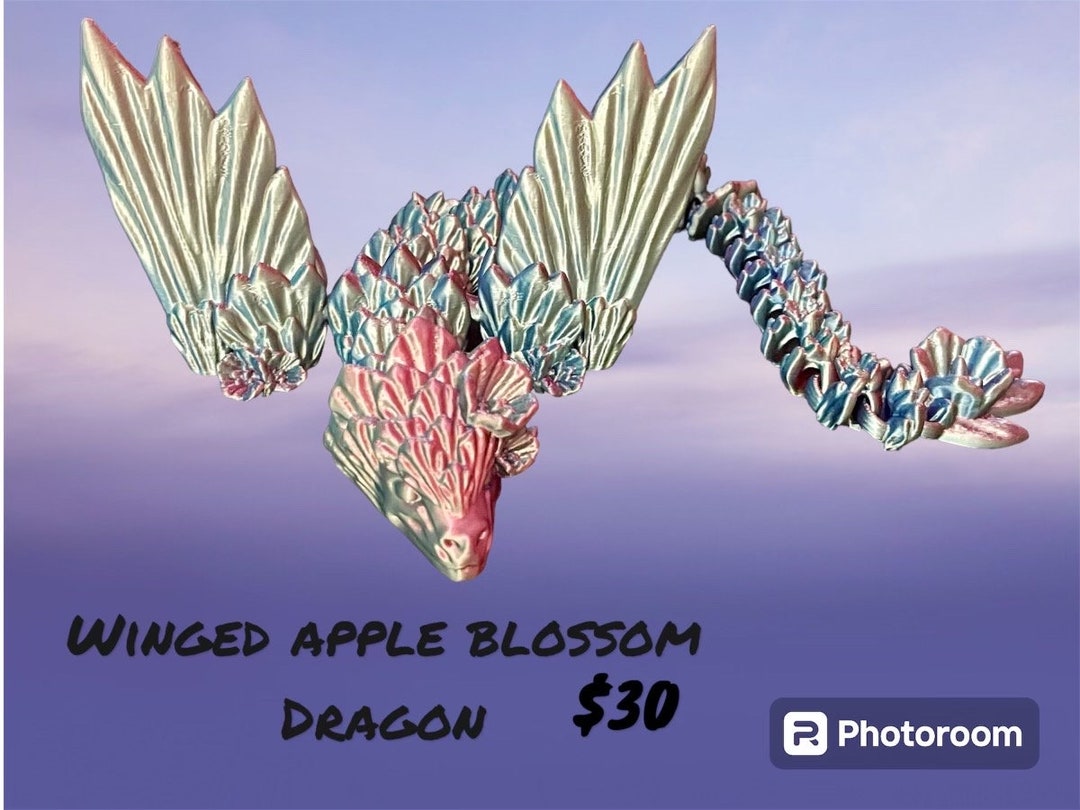 Apple Blossom Dragon - Etsy