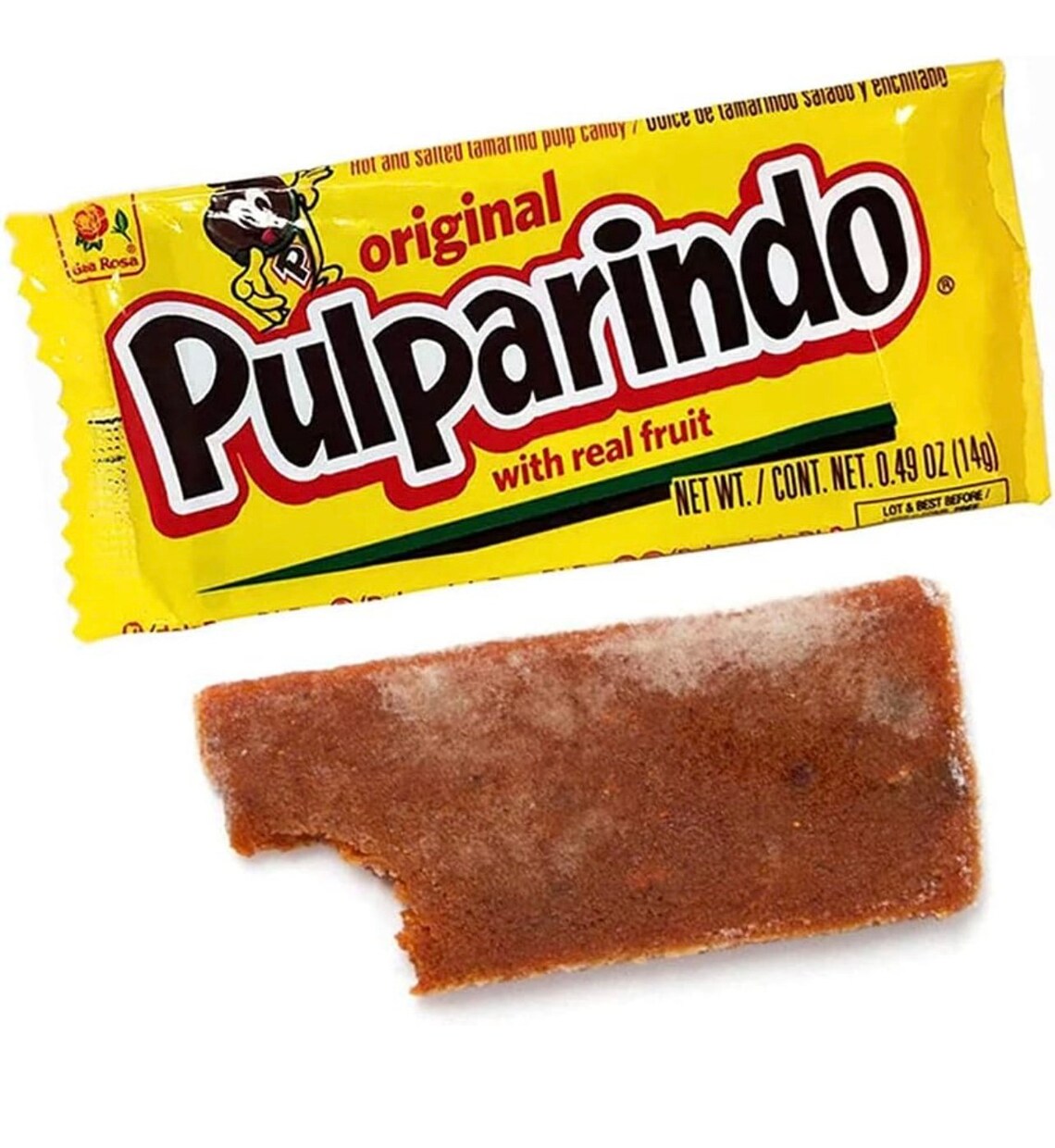 20-piece PULPARINDO Mexican, Candy Original Flavor TAMARINDO Bar, Extra ...