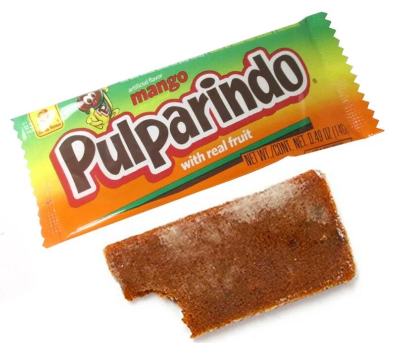 20 Pc De La Rosa Pulparindo Mango Pulp Candy Mexican Hot and Spicy - Etsy