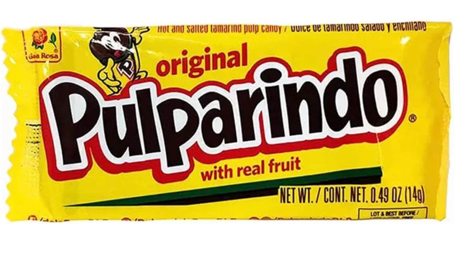 20-piece PULPARINDO Mexican, Candy Original Flavor TAMARINDO Bar, Extra ...