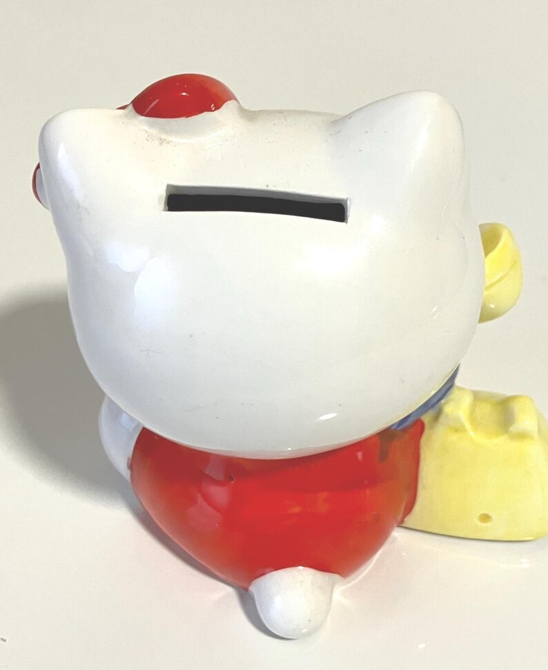 Rare Vintage Hello Kitty Ceramic Coin Bank | 1980s Japan | Classic Face ...