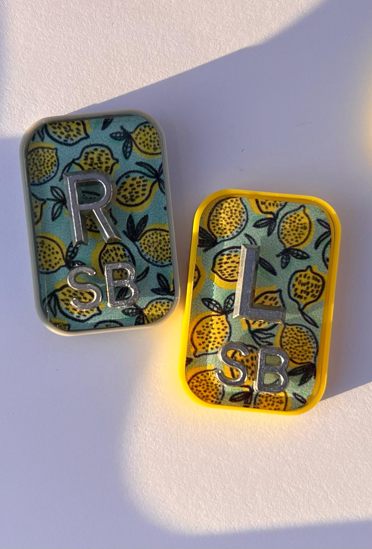 Lemons Xray Marker Set-radiology Tech-xray Markers With Initials-fruit ...