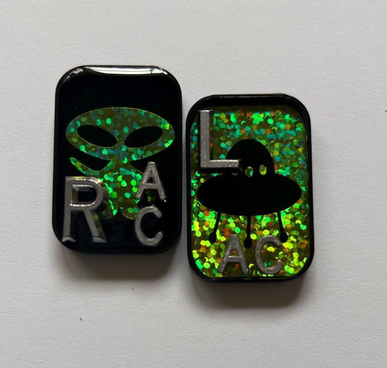 Alien/ufo Xray Marker Set-black Border-radiology Tech-rad Tech Gift ...