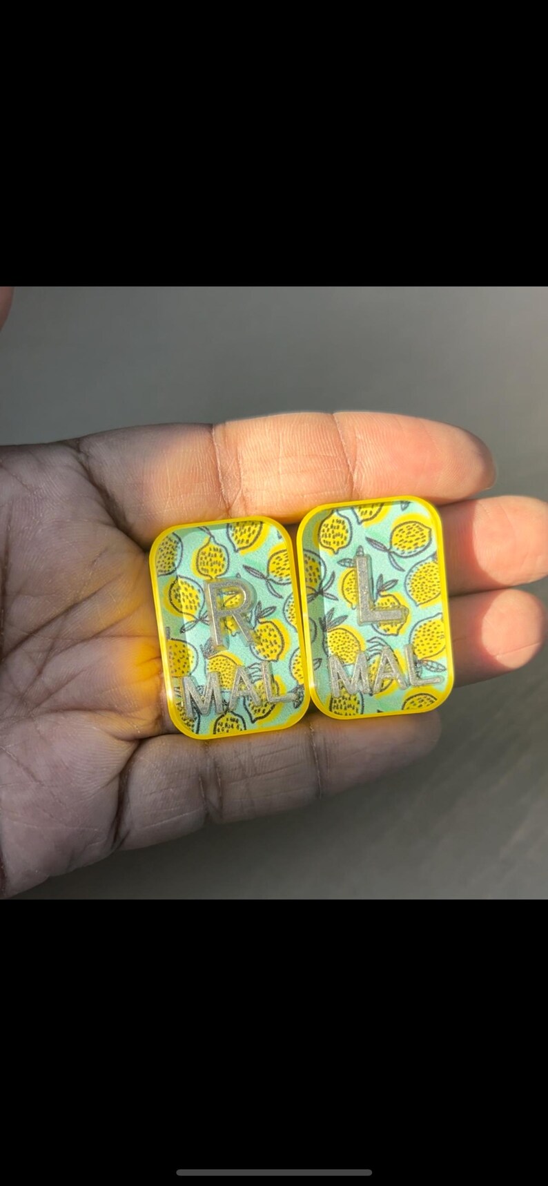 Lemons Xray Marker Set-radiology Tech-xray Markers With Initials-fruit ...