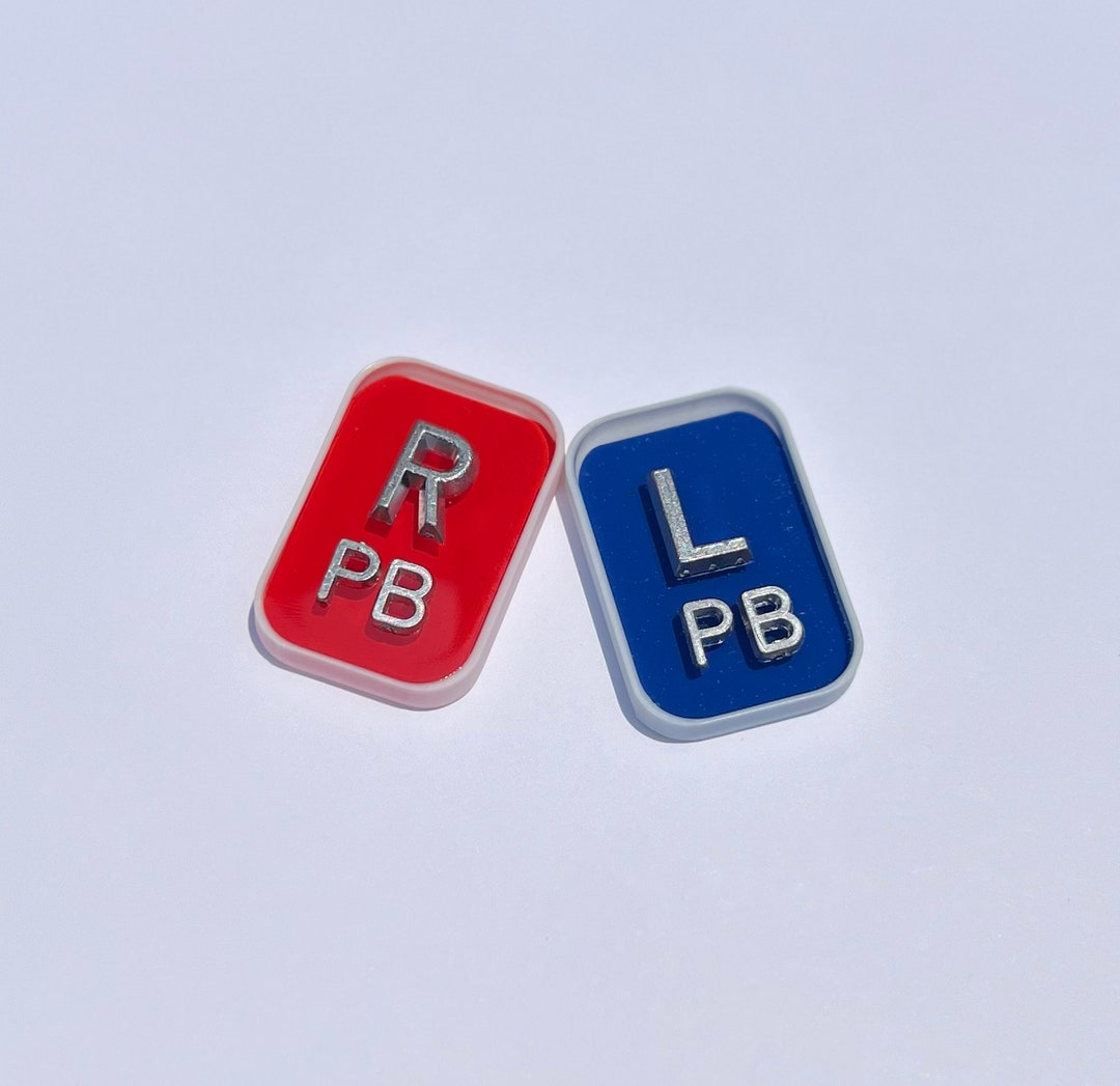Xray Student Markers on White Border With Initials-glitter Xray Markers ...
