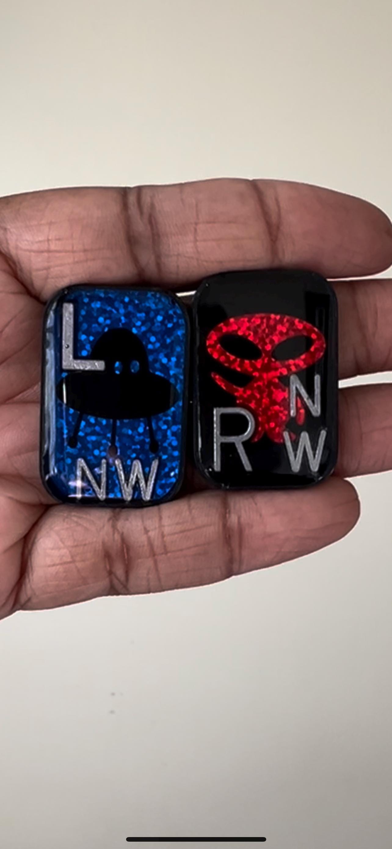 Alien/ufo Xray Marker Set-black Border-radiology Tech-rad Tech Gift ...