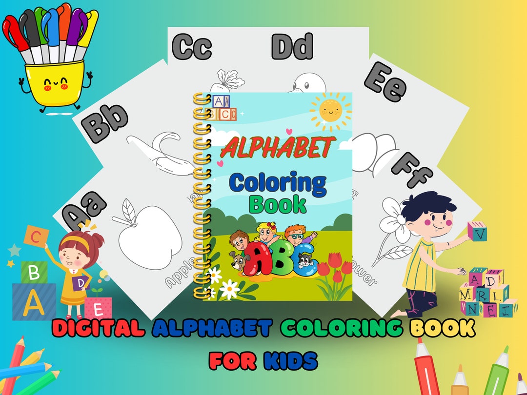 26 Printable Alphabet Coloring Pages Worksheets for Kids: Preschool ...