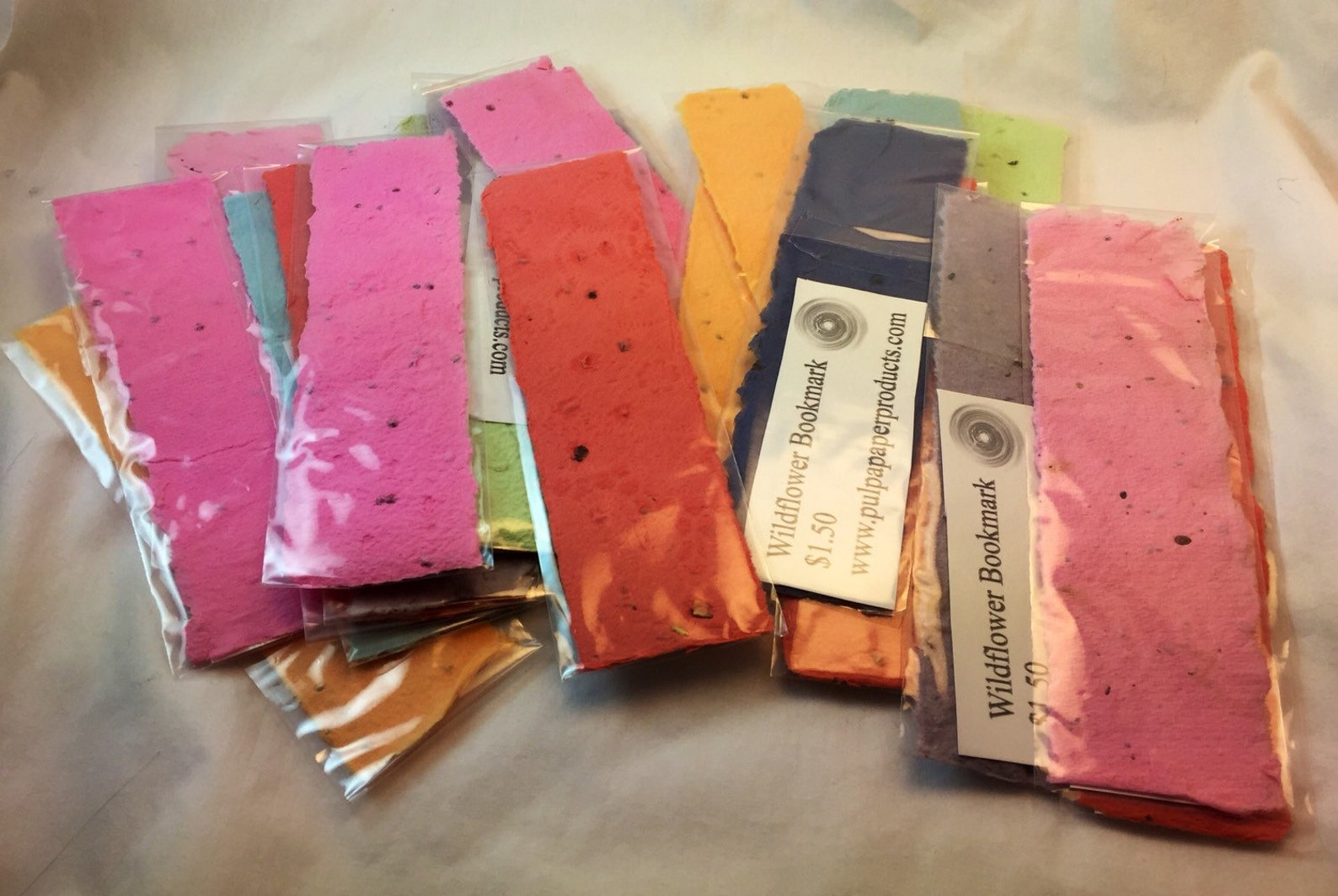 Wildflower Seeded Bookmark - Etsy