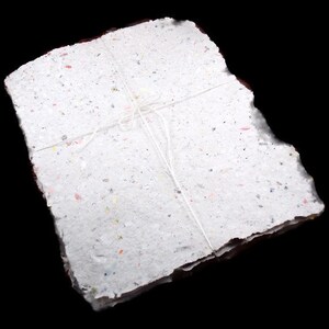 Handmade Paper From Recycled Junk Mail - 10 Sheets of 8 1/2" X 11" - Etsy