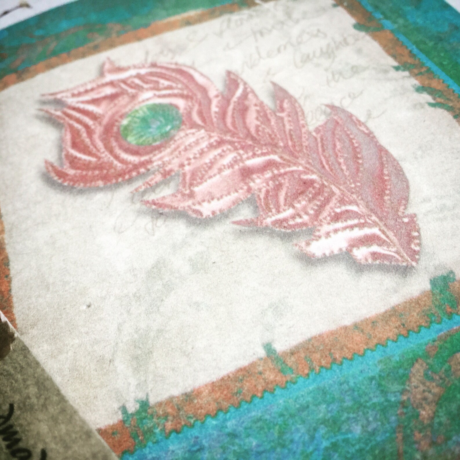 Tree Free Handmade Paper 40 Page Journal - Peacock - Etsy