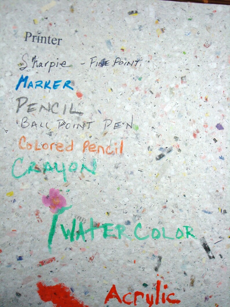 Handmade Paper From Recycled Junk Mail - 10 Sheets of 8 1/2" X 11" - Etsy